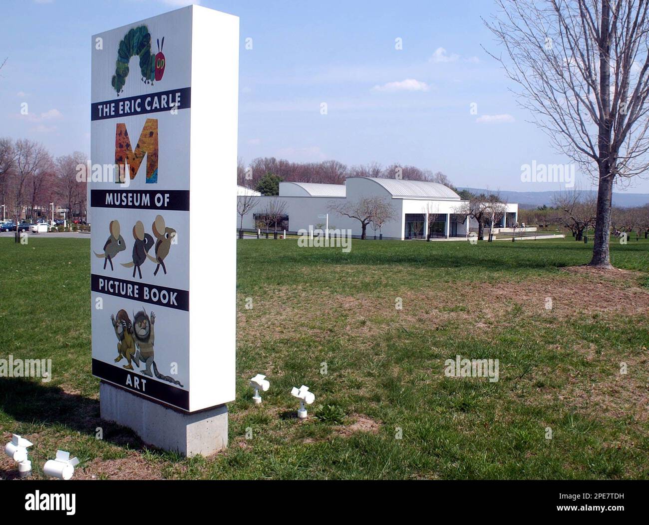 The Eric Carle Museum of Picture Book Art, set among an apple orchard ...