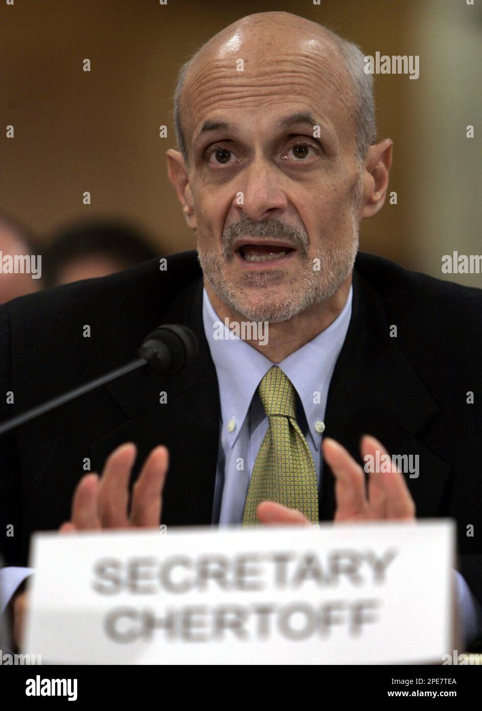 Department of Homeland Security Secretary Michael Chertoff testifies ...