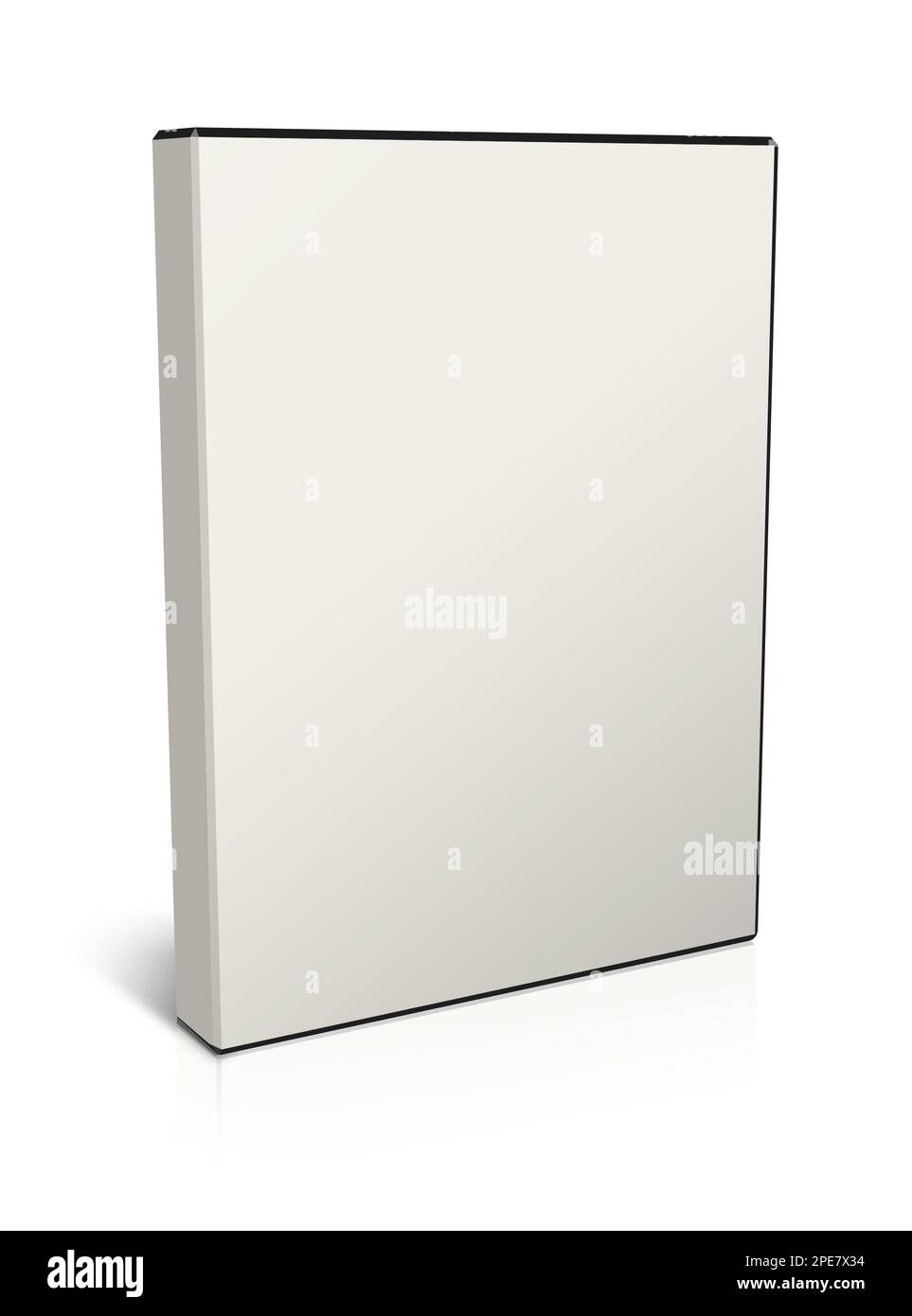 DVD box blank template white for presentation layouts and design. 3D ...