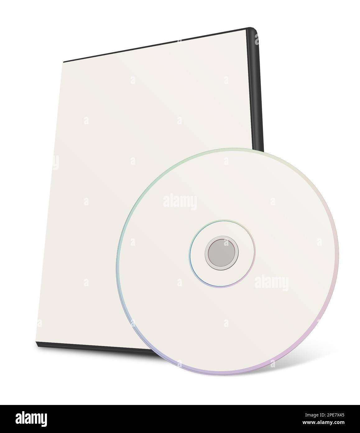 DVD box blank template white for presentation layouts and design. 3D ...