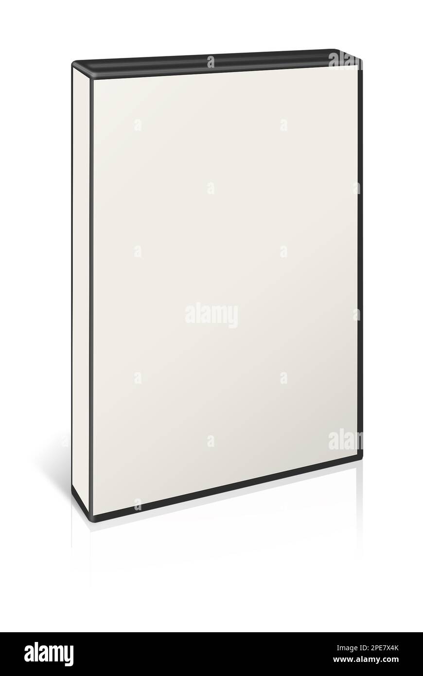 DVD box blank template white for presentation layouts and design. 3D ...