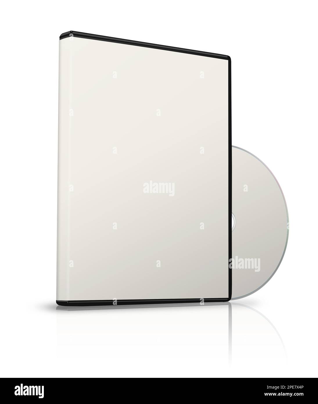 DVD box blank template white for presentation layouts and design. 3D ...