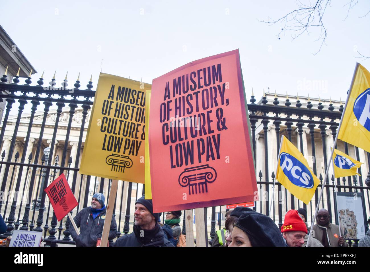 London, England, UK. 15th Mar, 2023. Prospect Union picket outside the ...