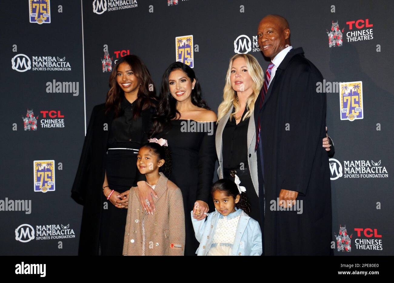 Los Angeles, USA. 15th Mar, 2023. Jeanie Buss, Byron Scott, Vanessa ...