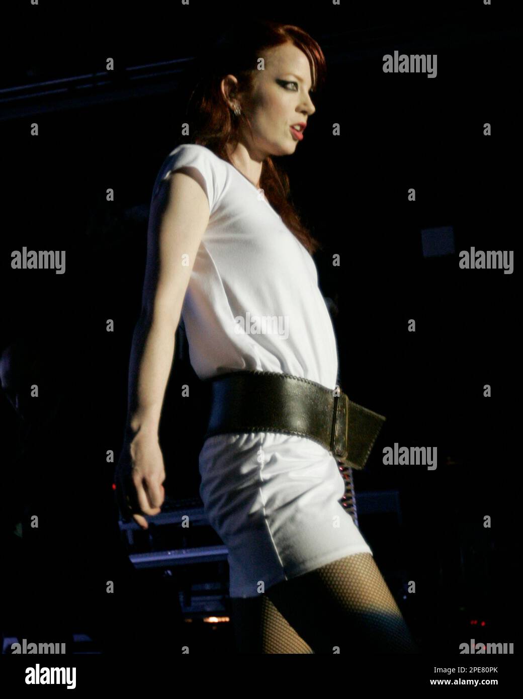 Lead singer Shirley Manson of the rock band Garbage performs at the ...