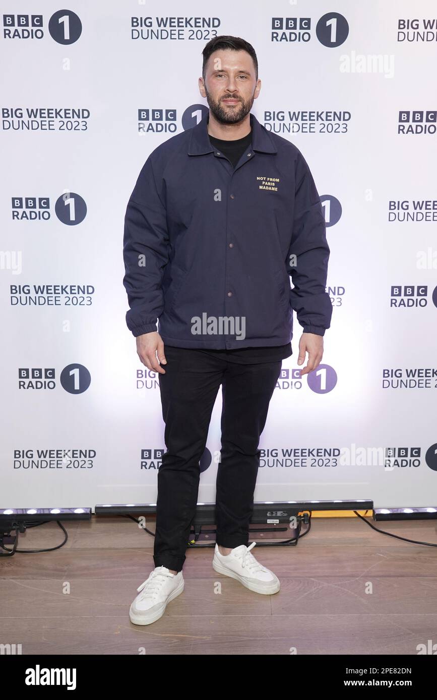 Danny Howard attends the Radio 1's Big Weekend 2023 launch party at the ...