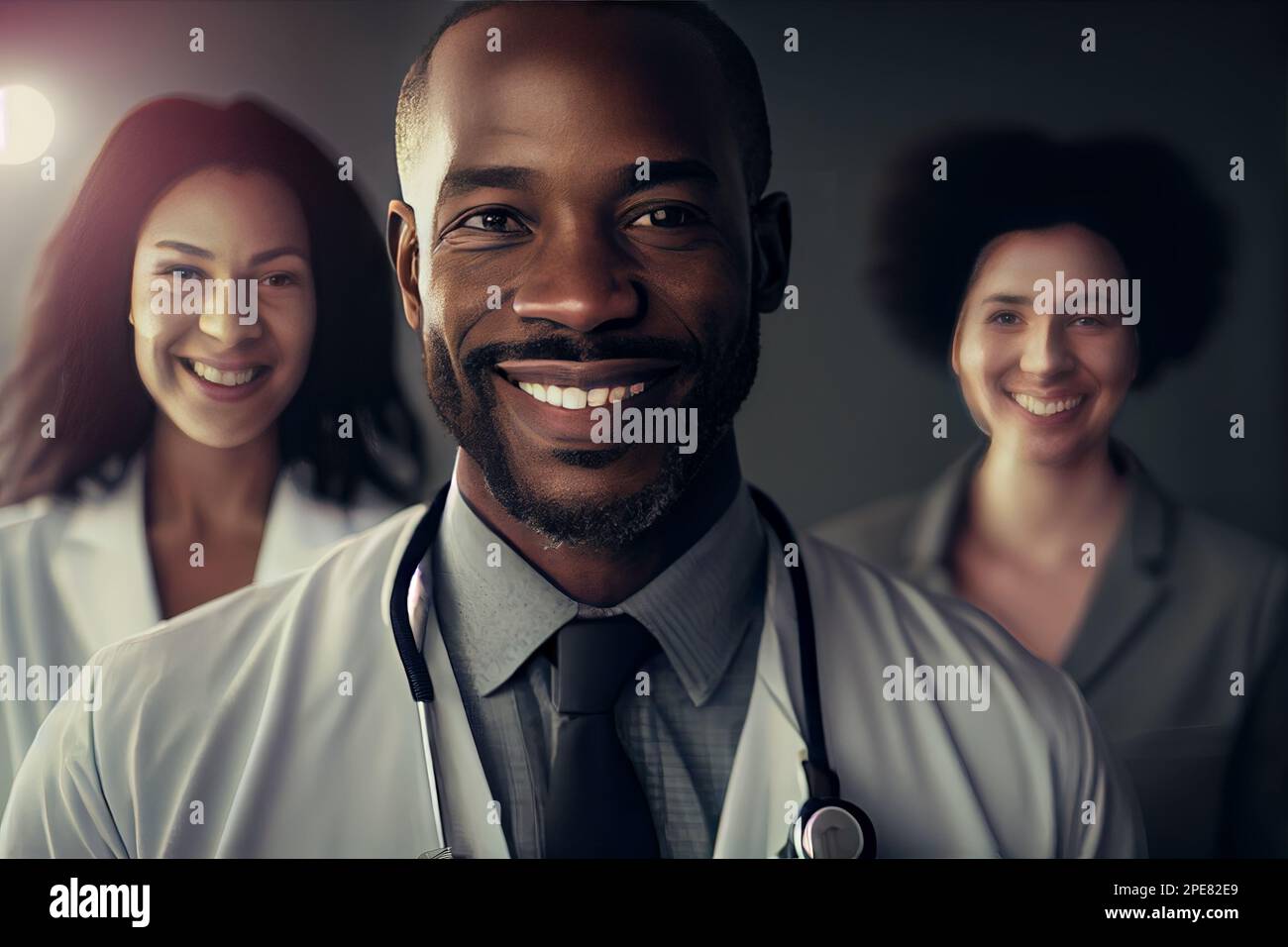 doctor at hospital with stetрoscope Stock Photo - Alamy