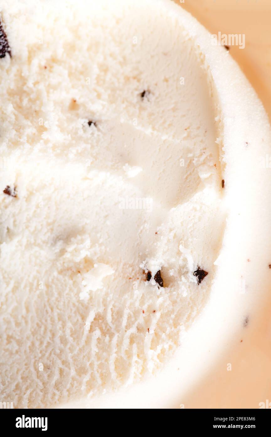 Choc Chip Ice Cream Stock Photo - Alamy