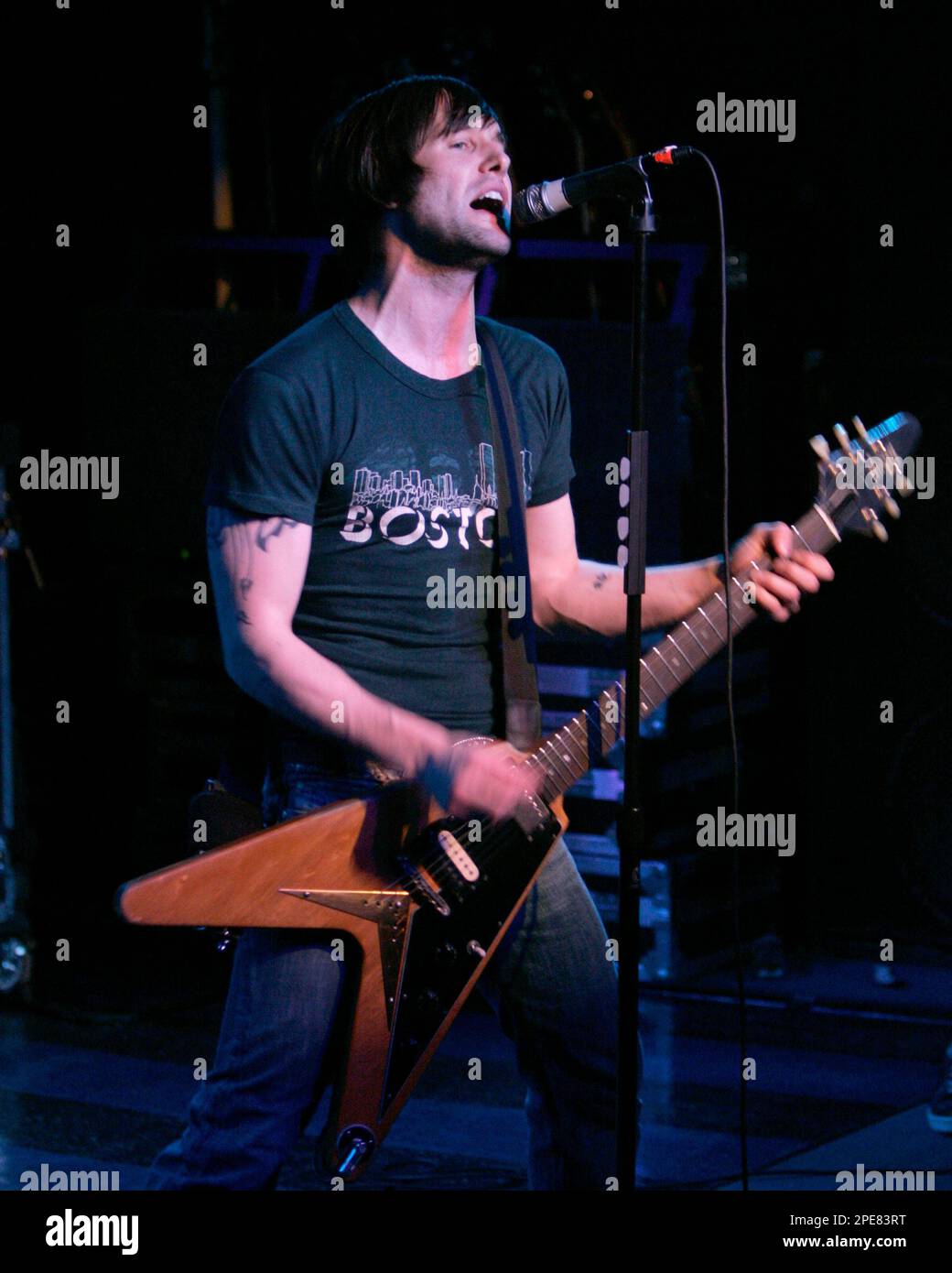 Guitarist and lead vocalist Tim Wheeler of the Northern Ireland based ...