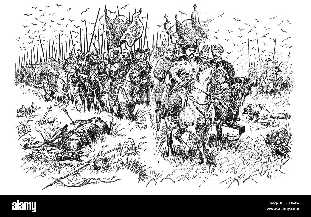 Illustration from the book Bohdan Khmelnytskyi, M. Starytskyi. CIRCA ...