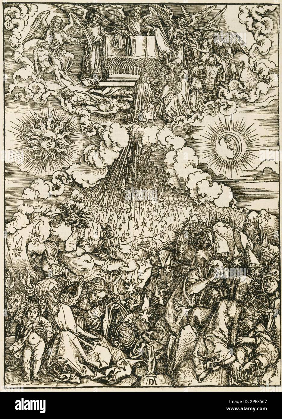 The Opening of the Sixth Seal 1494/1500 by Albrecht Dürer Stock Photo ...