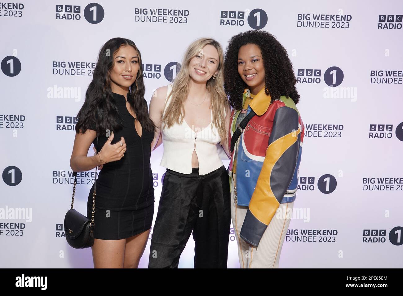 (Left-right) Jess Iszatt, Sian Eleri and Jaguar attend the Radio 1's ...