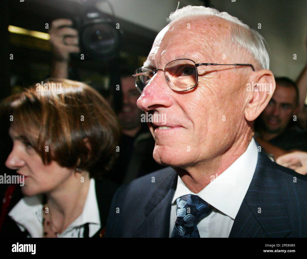 Ray Williams, right, the former chief executive of Australia's HIH ...