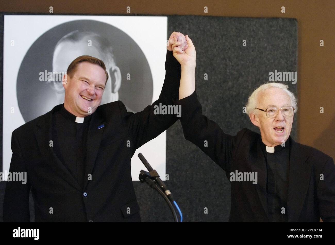 The Rev. Steven Boes, left, and Rev. Val Peter, Executive Director of ...