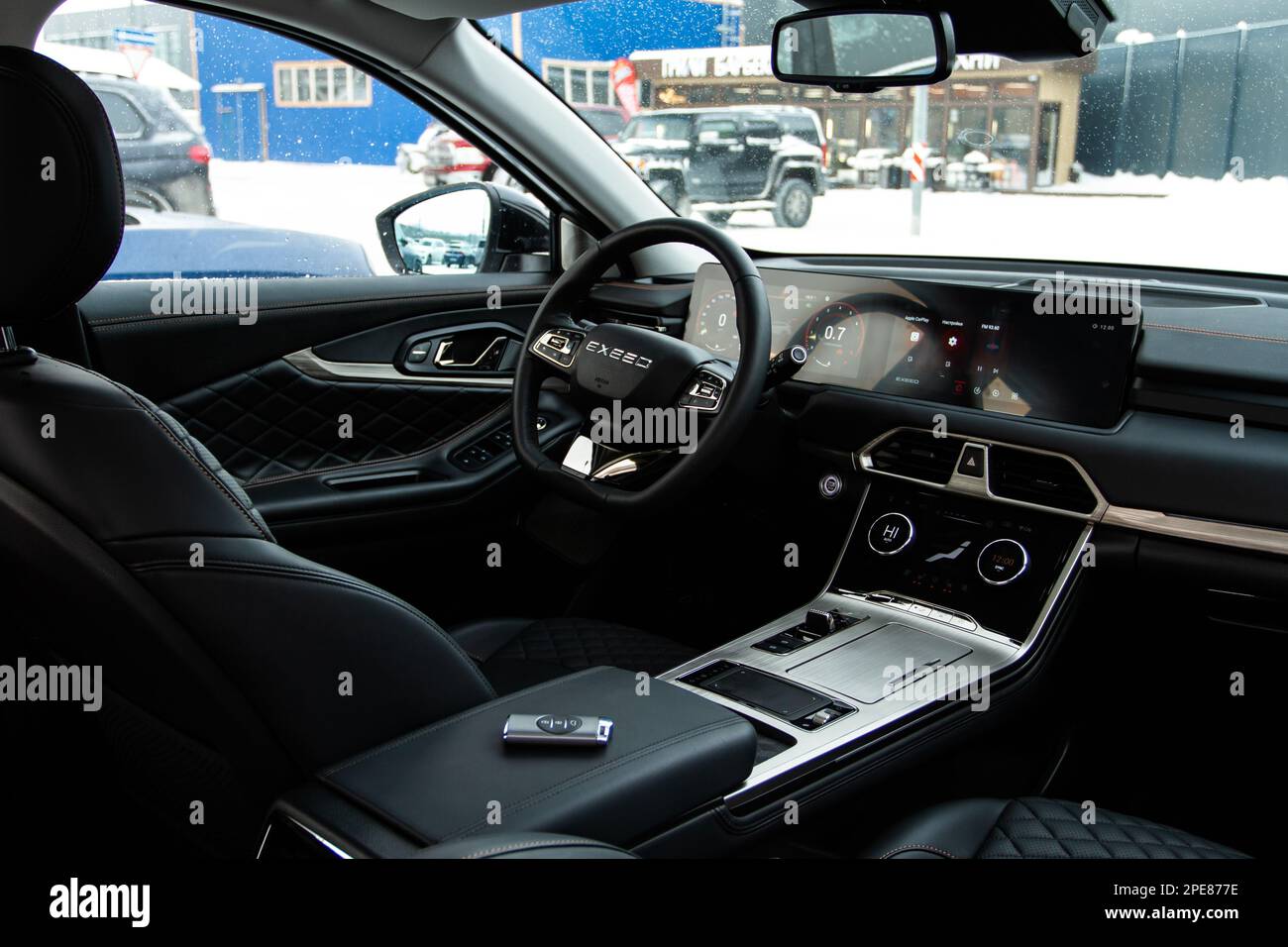 Moscow, Russia - December 25, 2021 Chery Exeed TXL car also called ...