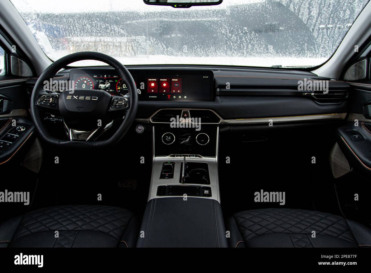 Moscow, Russia - December 25, 2021 Chery Exeed TXL car also called ...