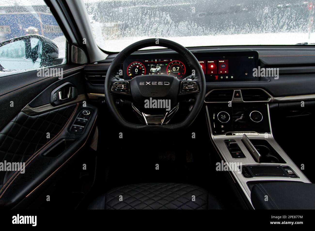 Moscow, Russia - December 25, 2021 Chery Exeed TXL car also called ...