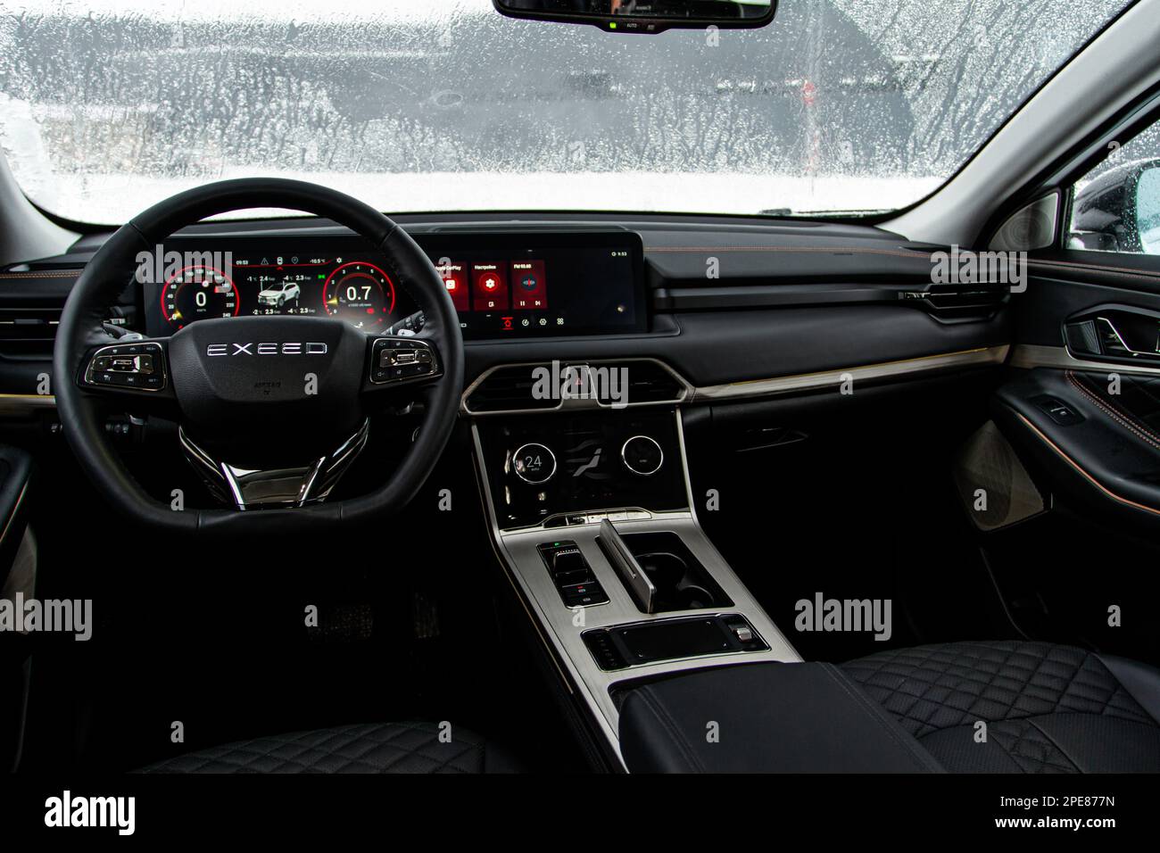 Moscow, Russia - December 25, 2021 Chery Exeed TXL car also called ...