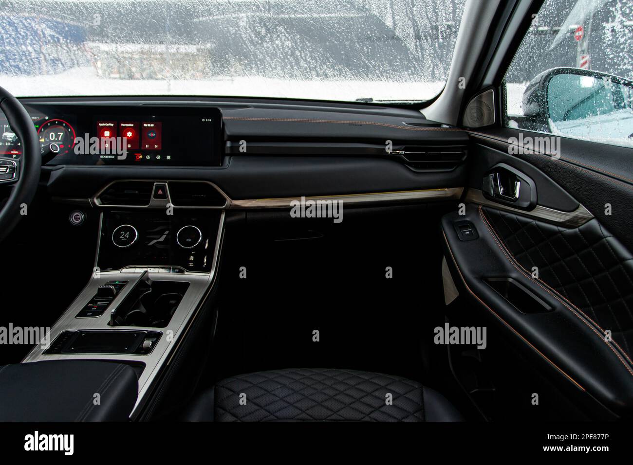 Moscow, Russia - December 25, 2021 Chery Exeed TXL car also called ...