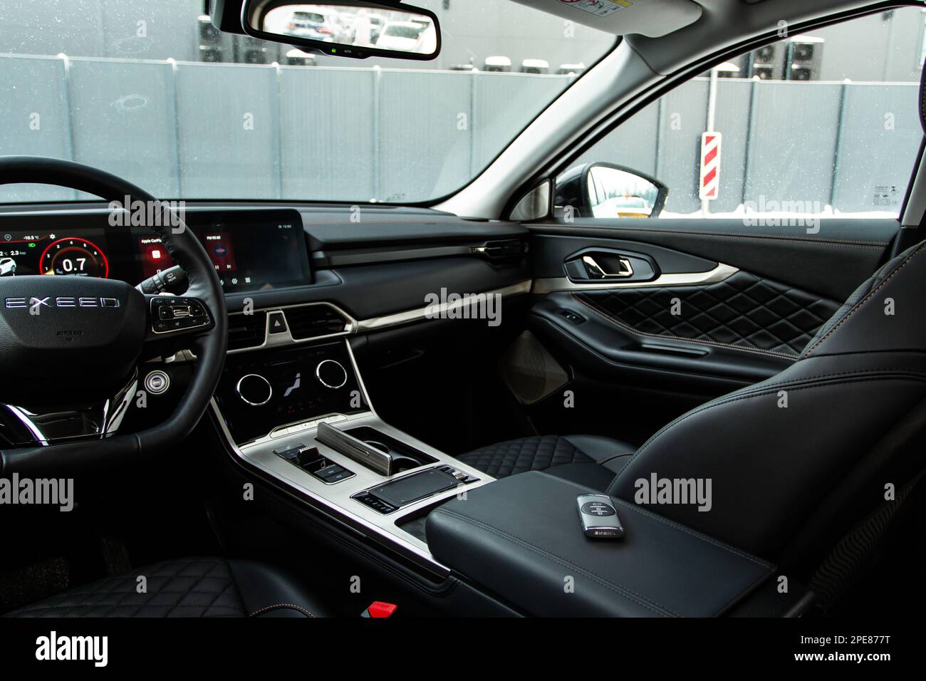 Moscow, Russia - December 25, 2021 Chery Exeed TXL car also called ...