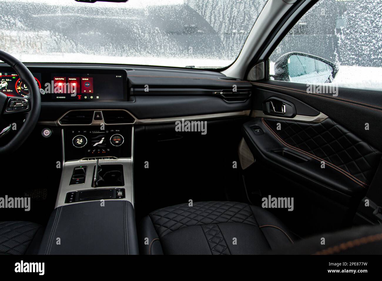 Moscow, Russia - December 25, 2021 Chery Exeed TXL car also called ...