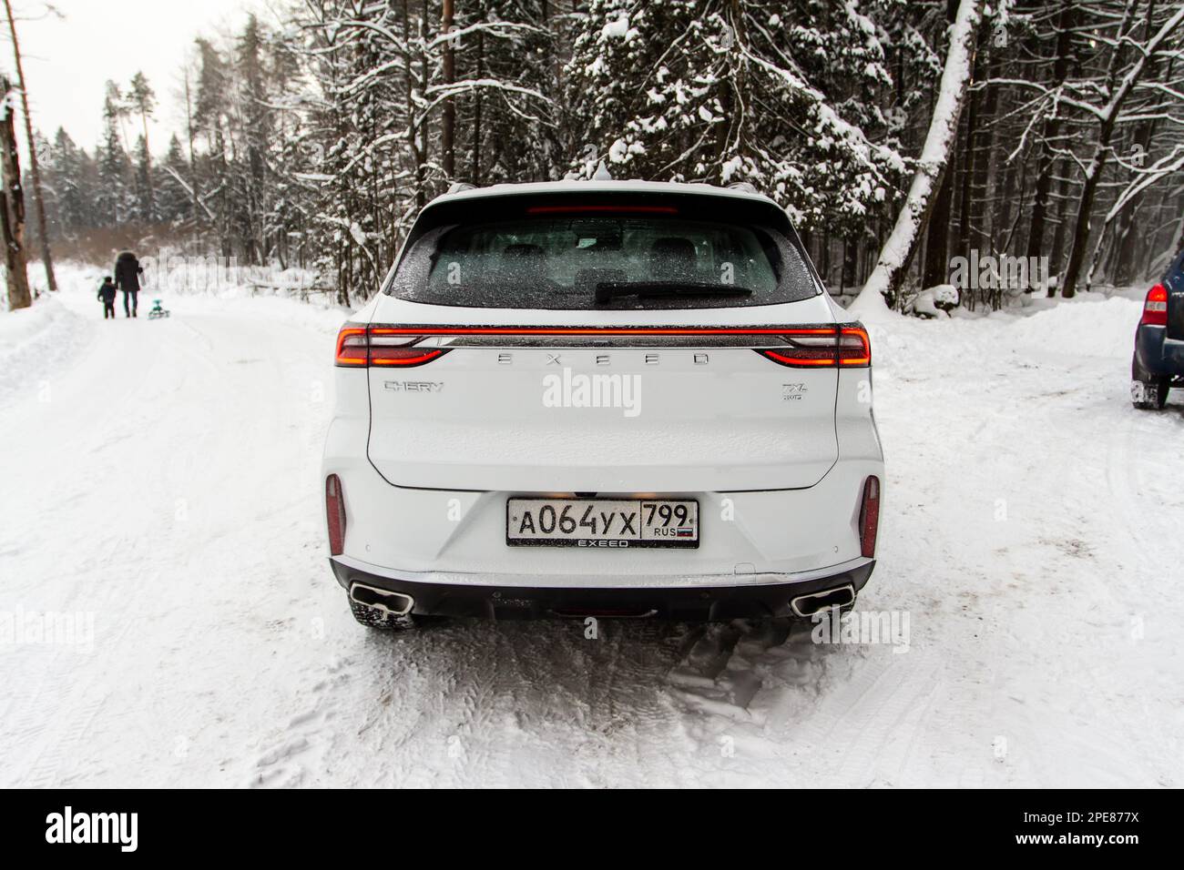 Moscow, Russia - December 25, 2021 Chery Exeed TXL car also called ...