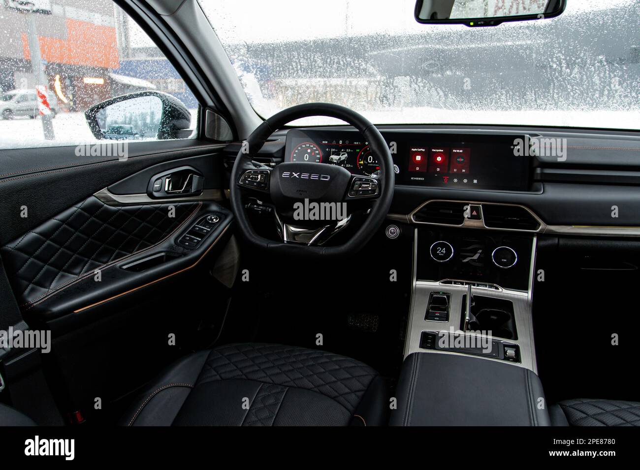 Moscow, Russia - December 25, 2021 Chery Exeed TXL car also called ...