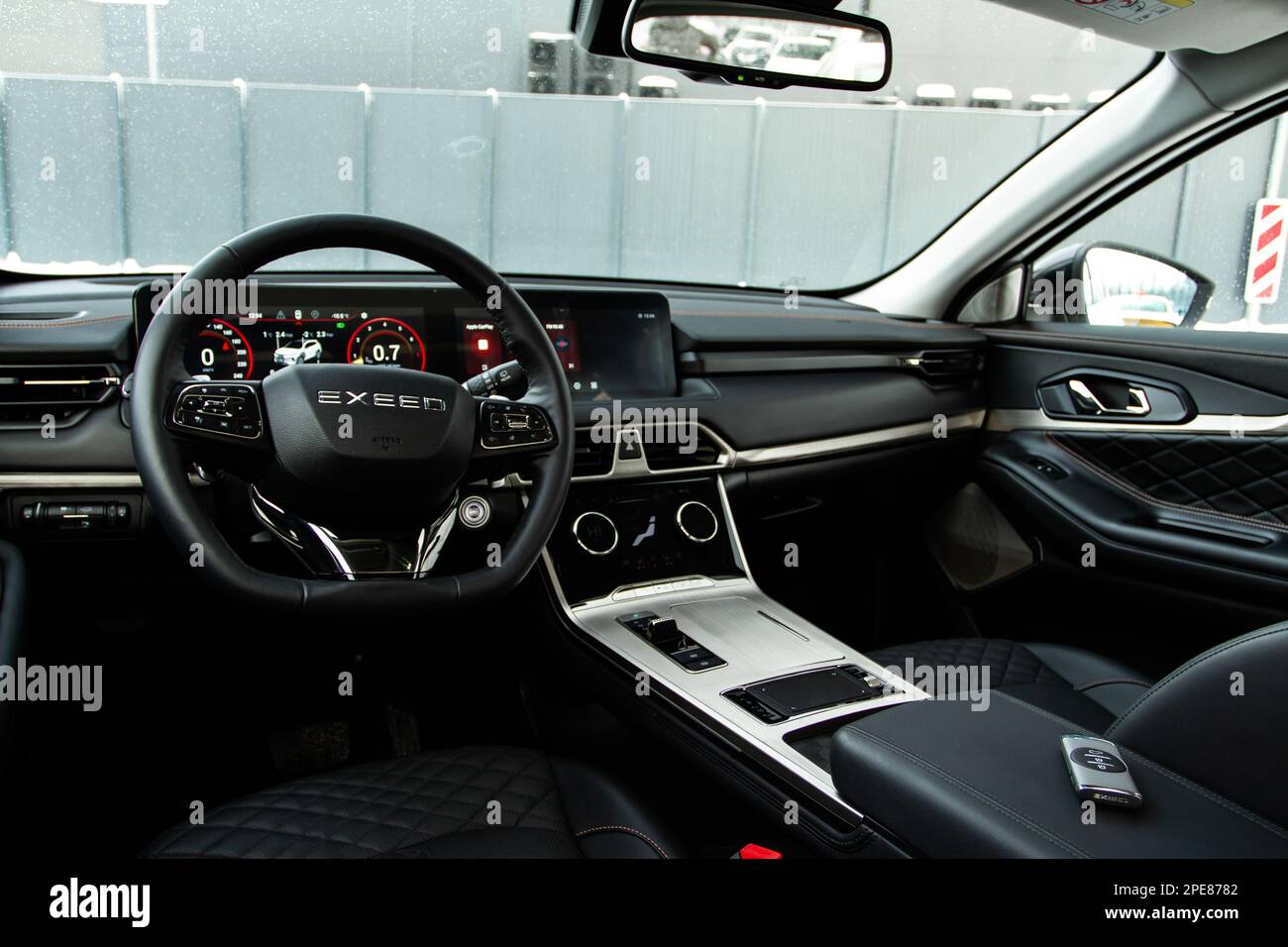 Moscow, Russia - December 25, 2021 Chery Exeed TXL car also called ...