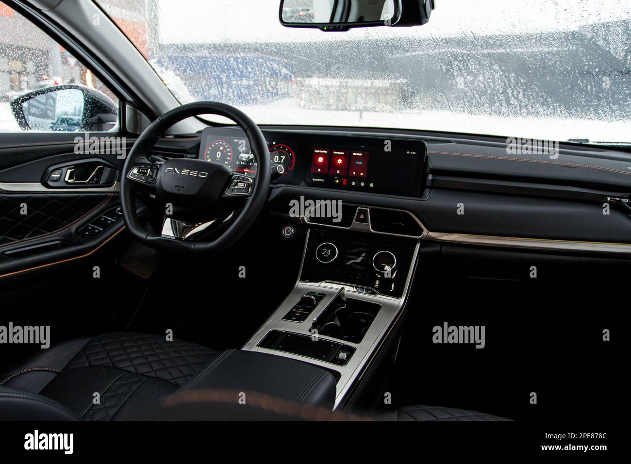 Moscow, Russia - December 25, 2021 Chery Exeed TXL car also called ...