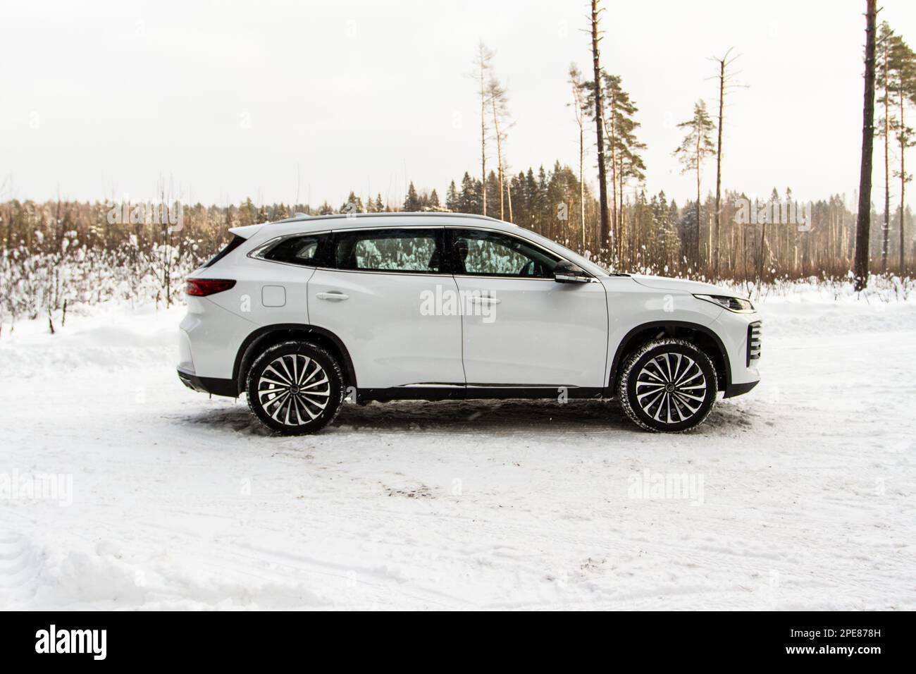 Moscow, Russia - December 25, 2021 Chery Exeed TXL car also called ...
