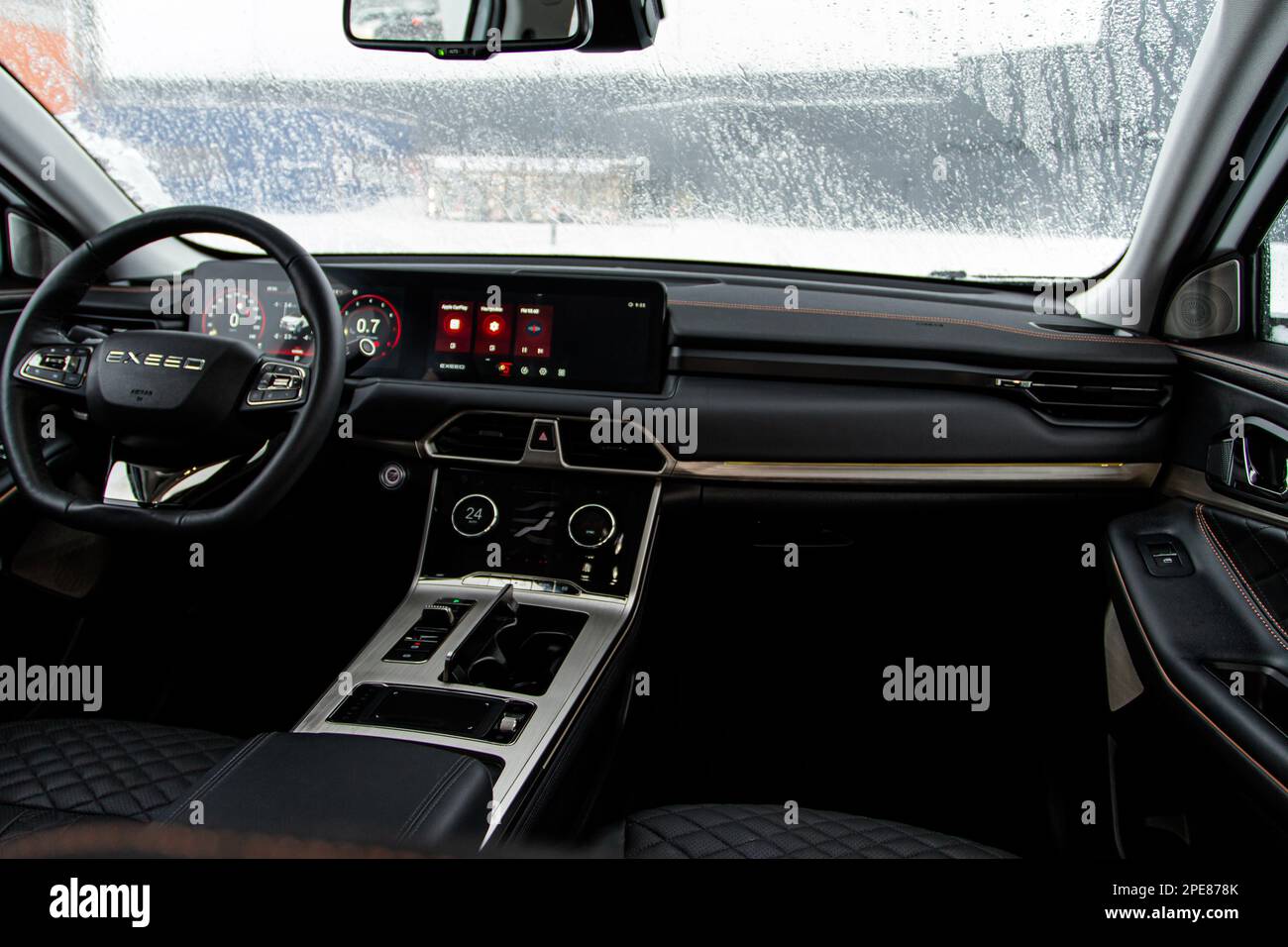 Moscow, Russia - December 25, 2021 Chery Exeed TXL car also called ...