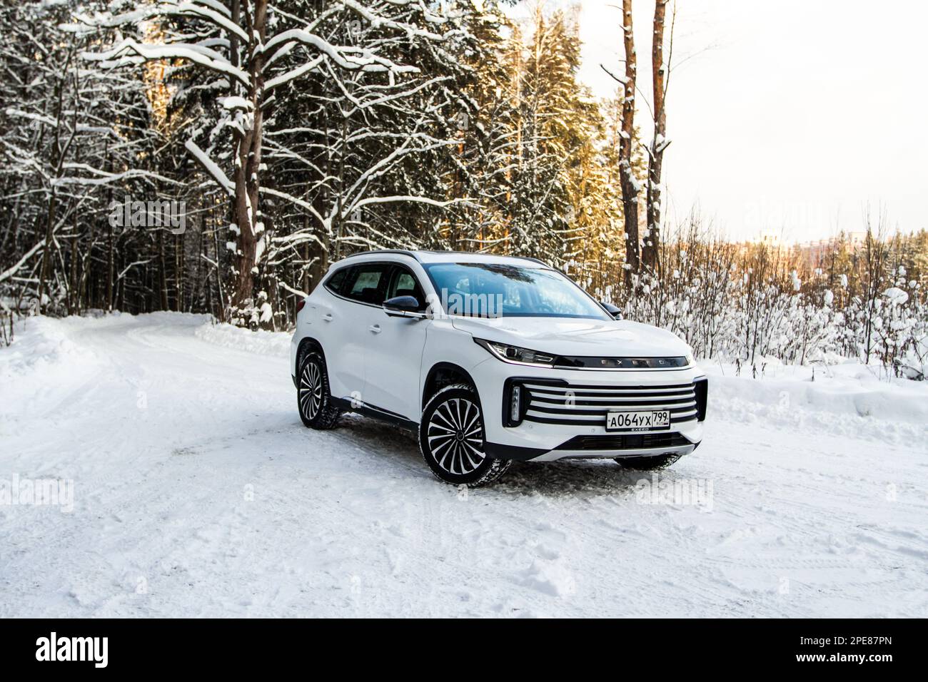 Moscow, Russia - December 25, 2021 Chery Exeed TXL car also called ...