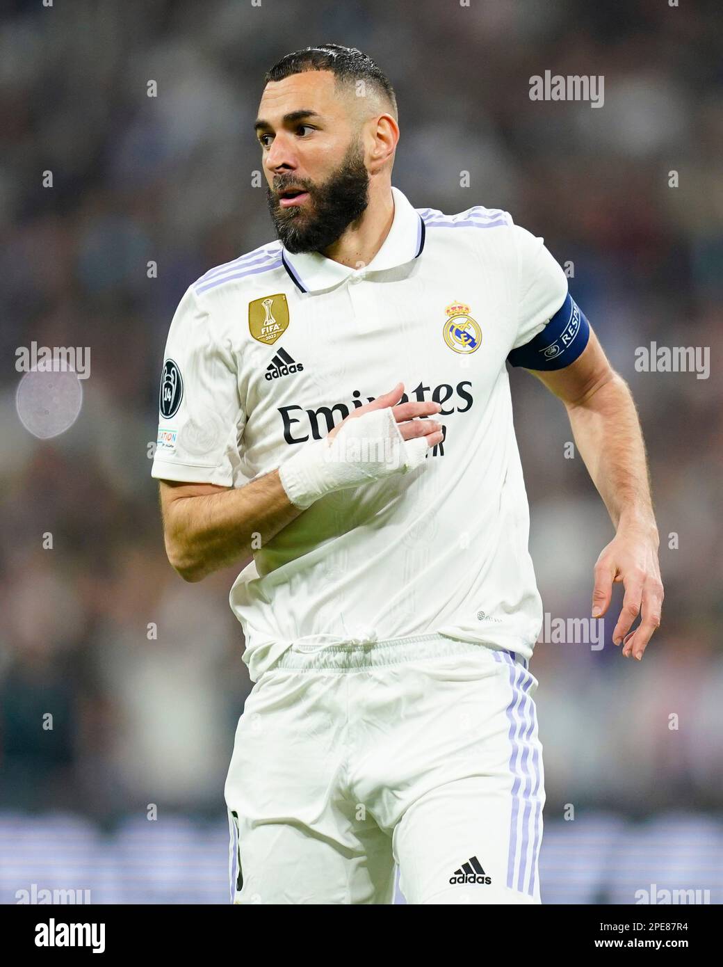 Madrid, Spain. 15th Mar, 2023. Karim Benzema of Real Madrid during the ...