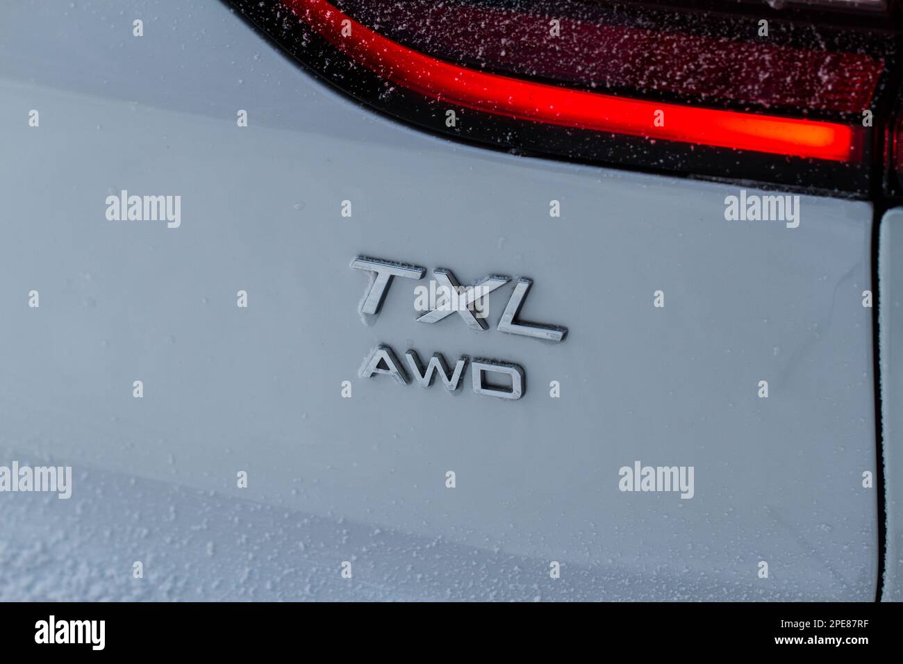 Moscow, Russia - December 25, 2021 Chery Exeed TXL car also called ...