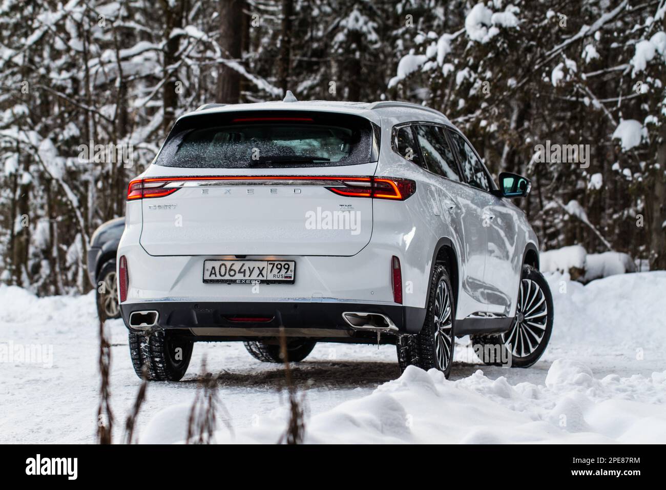Moscow, Russia - December 25, 2021 Chery Exeed TXL car also called ...