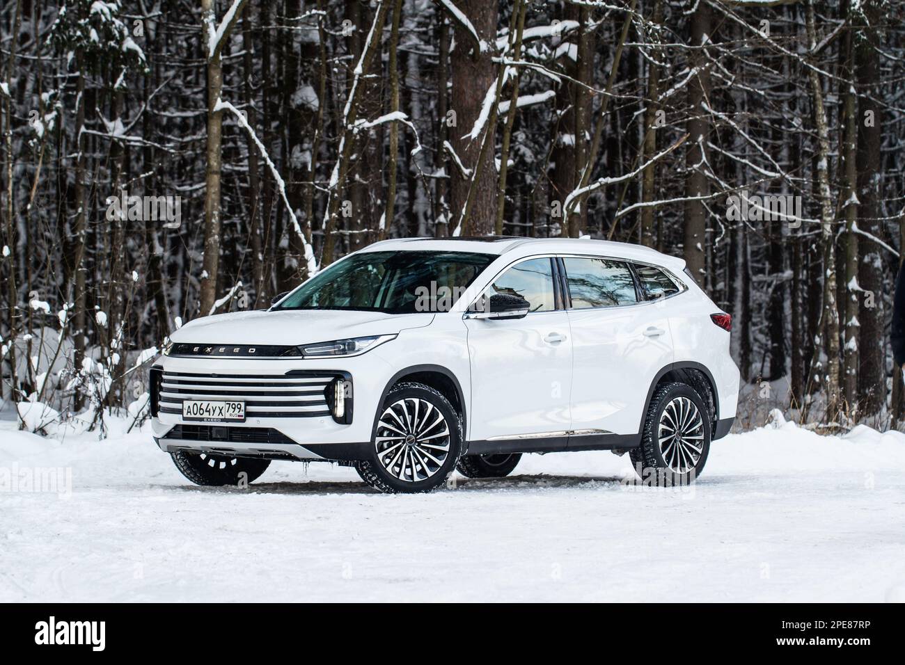 Moscow, Russia - December 25, 2021 Chery Exeed TXL car also called ...