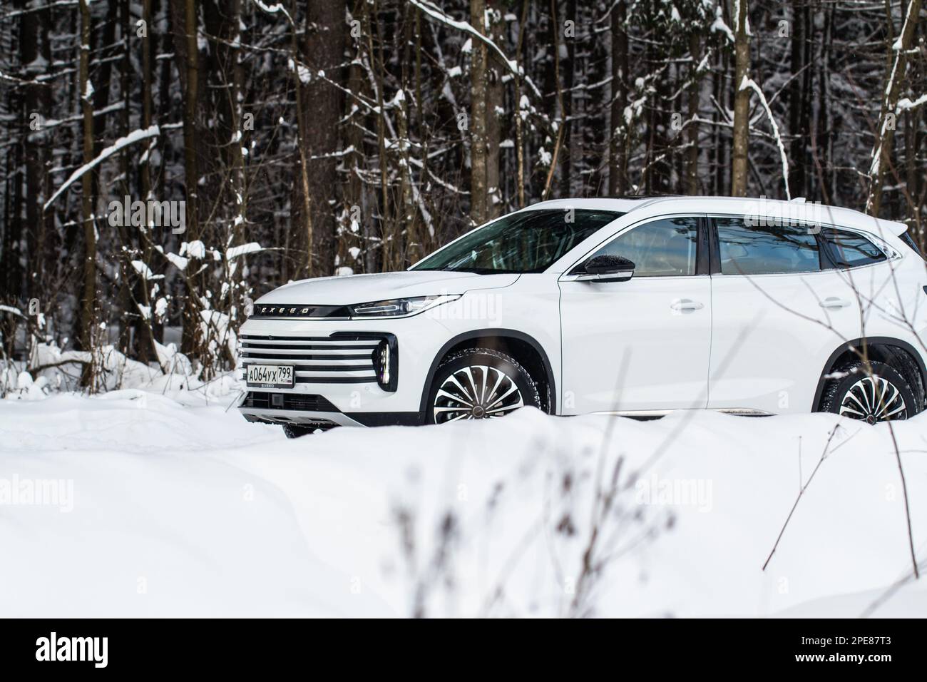 Moscow, Russia - December 25, 2021 Chery Exeed TXL car also called ...
