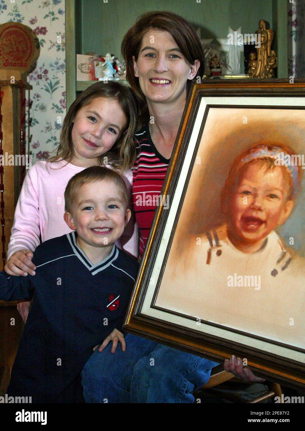 ** ADVANCE FOR SUNDAY, APRIL 17 ** Aren Almon-Kok, top, poses for a ...