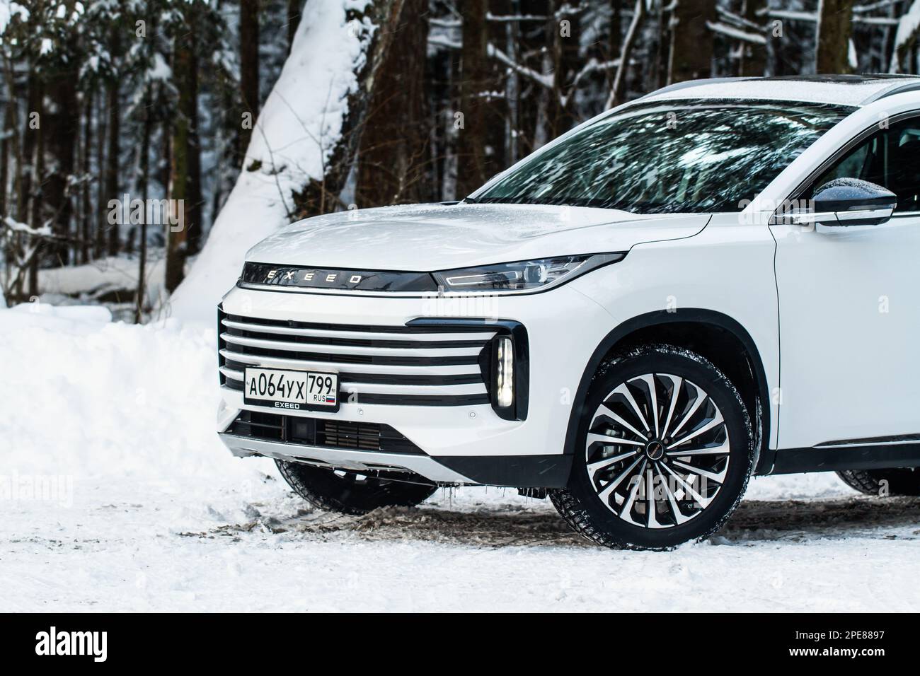 Moscow, Russia - December 25, 2021 Chery Exeed TXL car also called ...