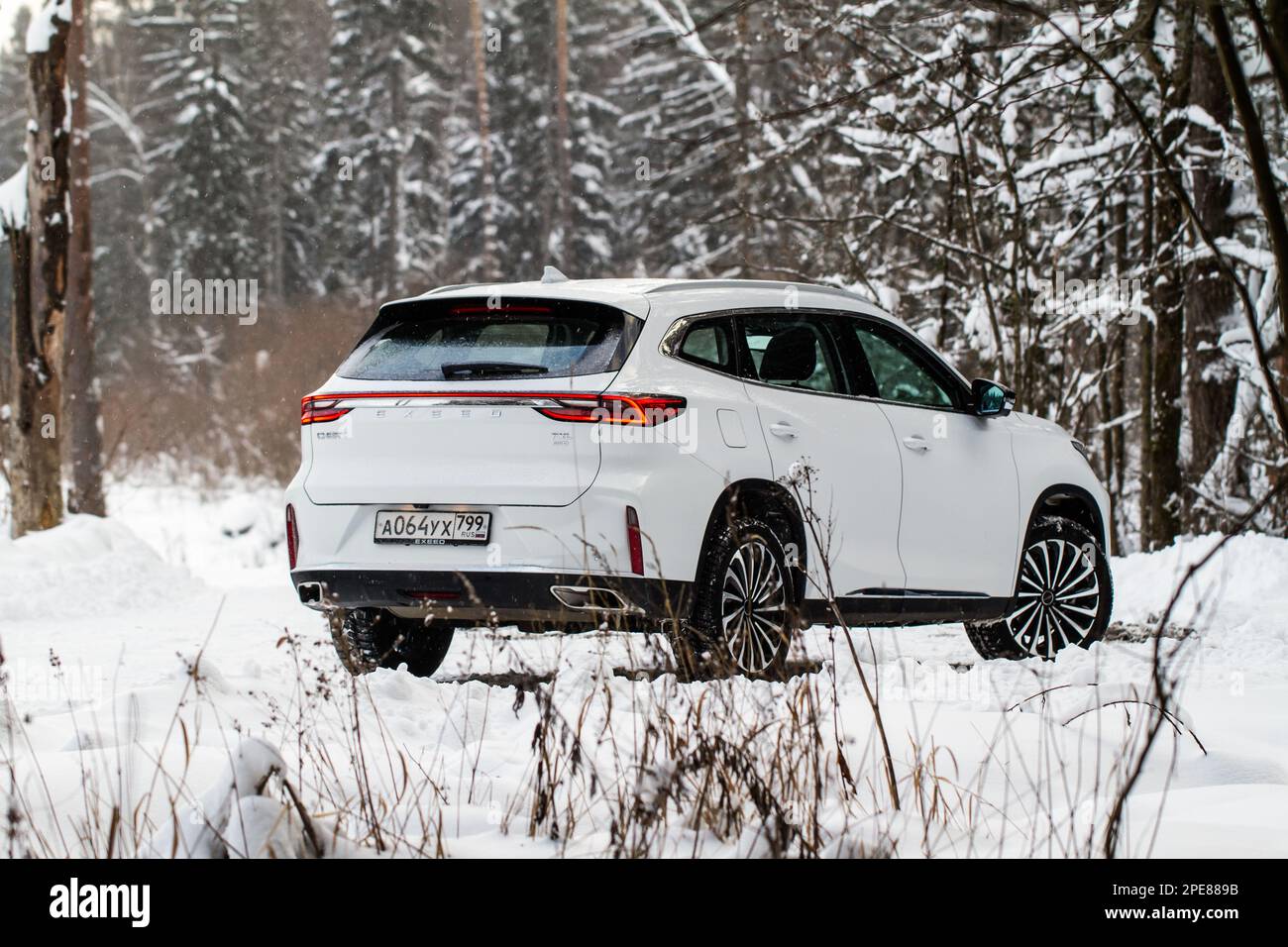Moscow, Russia - December 25, 2021 Chery Exeed TXL car also called ...
