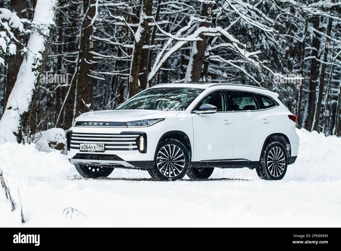 Moscow, Russia - December 25, 2021 Chery Exeed TXL car also called ...
