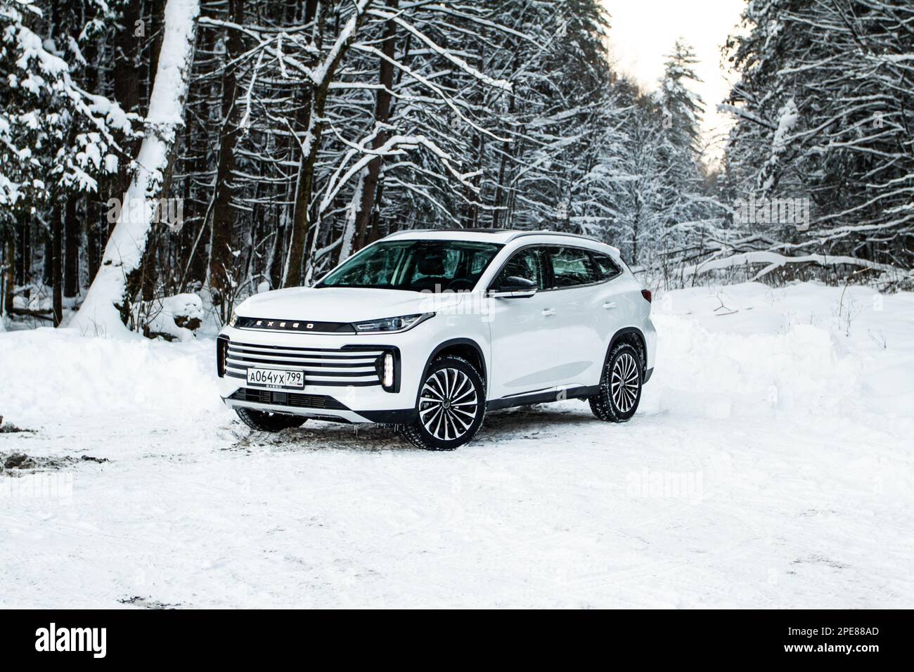 Moscow, Russia - December 25, 2021 Chery Exeed TXL car also called ...