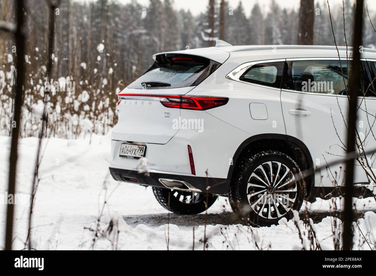 Moscow, Russia - December 25, 2021 Chery Exeed TXL car also called ...