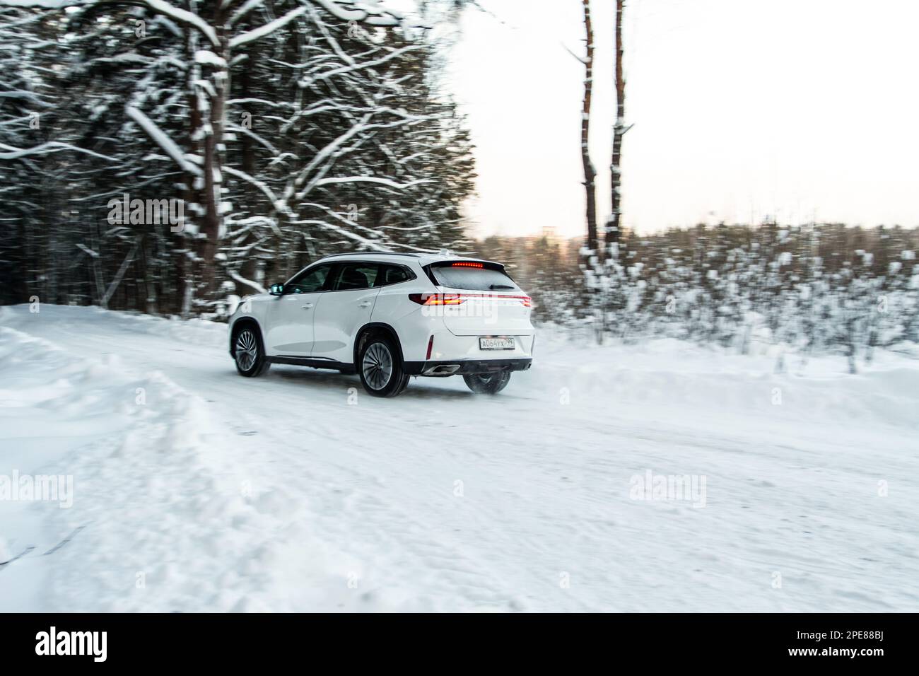 Moscow, Russia - December 25, 2021 Chery Exeed TXL car also called ...