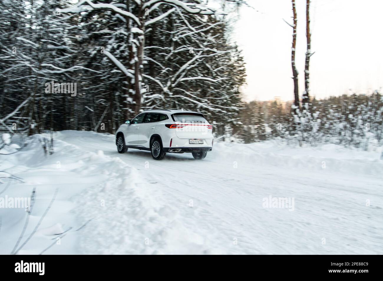 Moscow, Russia - December 25, 2021 Chery Exeed TXL car also called ...