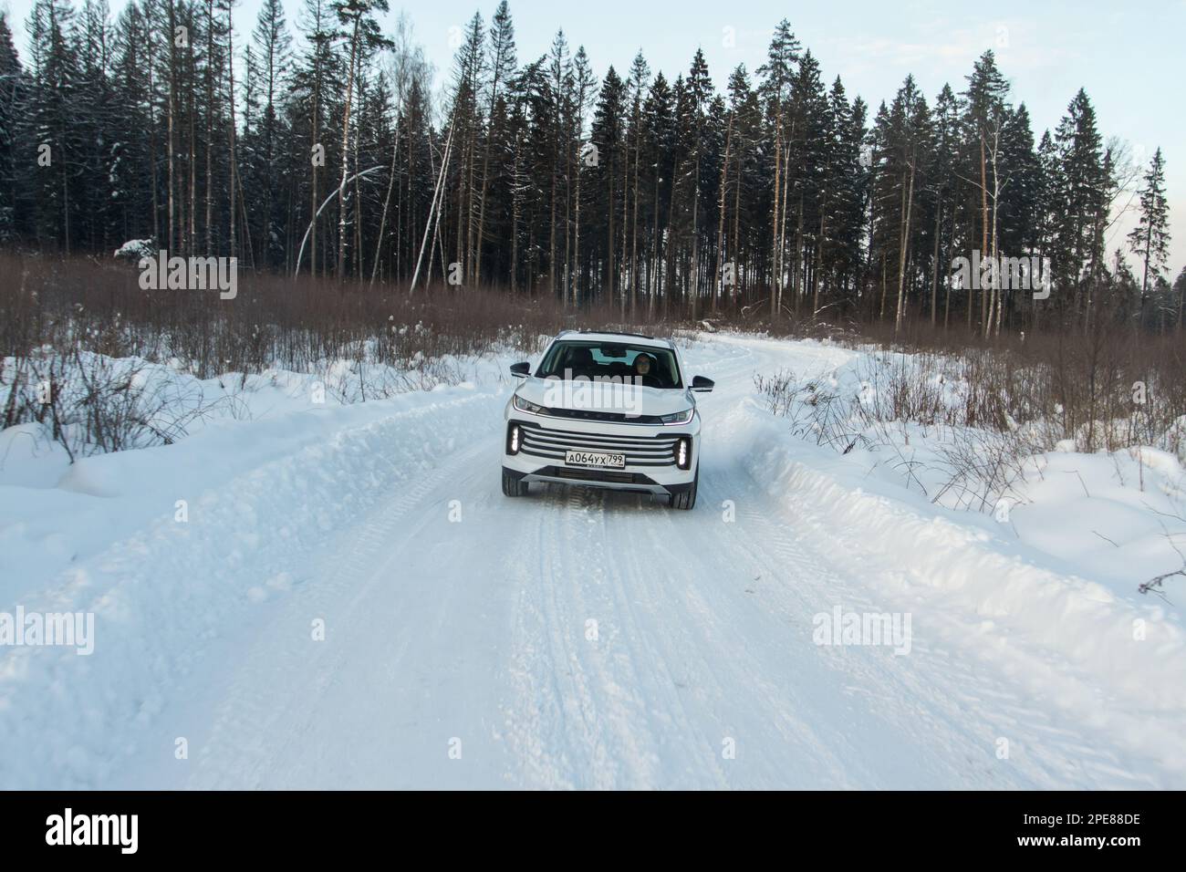 Moscow, Russia - December 25, 2021 Chery Exeed TXL car also called ...