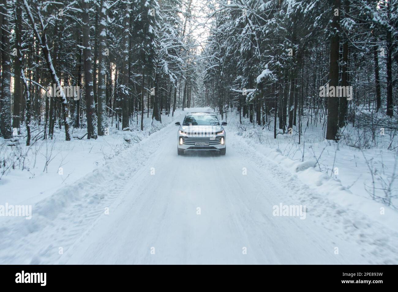 Moscow, Russia - December 25, 2021 Chery Exeed TXL car also called ...