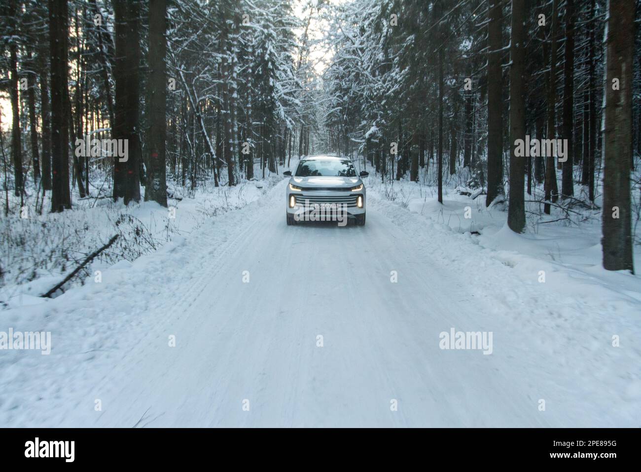 Moscow, Russia - December 25, 2021 Chery Exeed TXL car also called ...