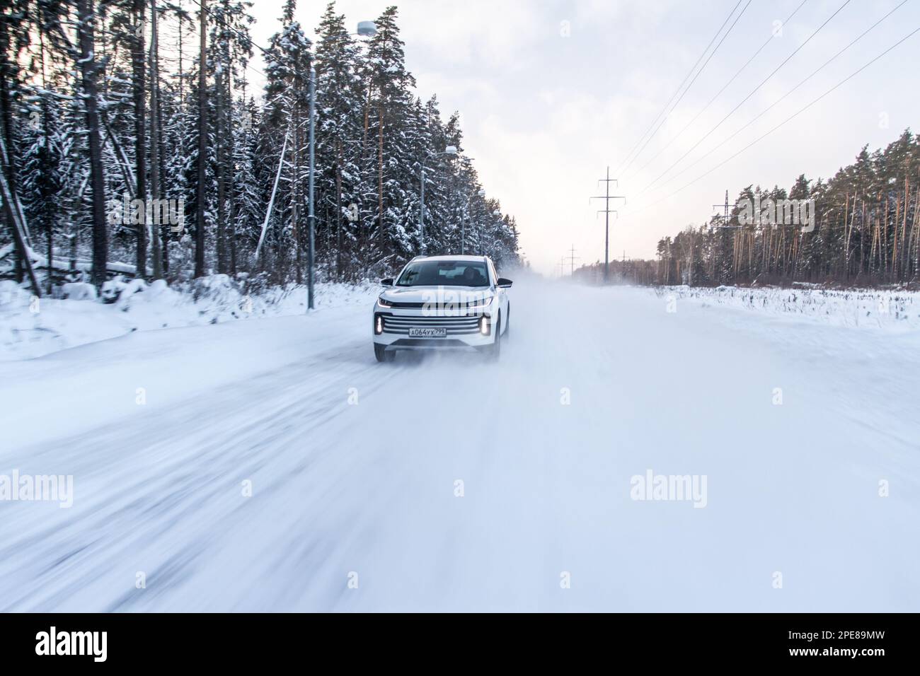 Moscow, Russia - December 25, 2021 Chery Exeed TXL car also called ...