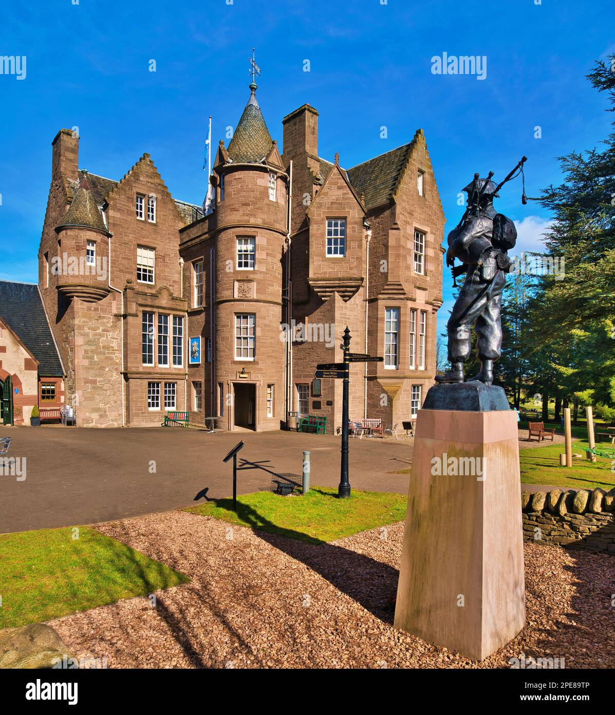 The Black Watch Castle and Museum Perth, Scotand Stock Photo - Alamy